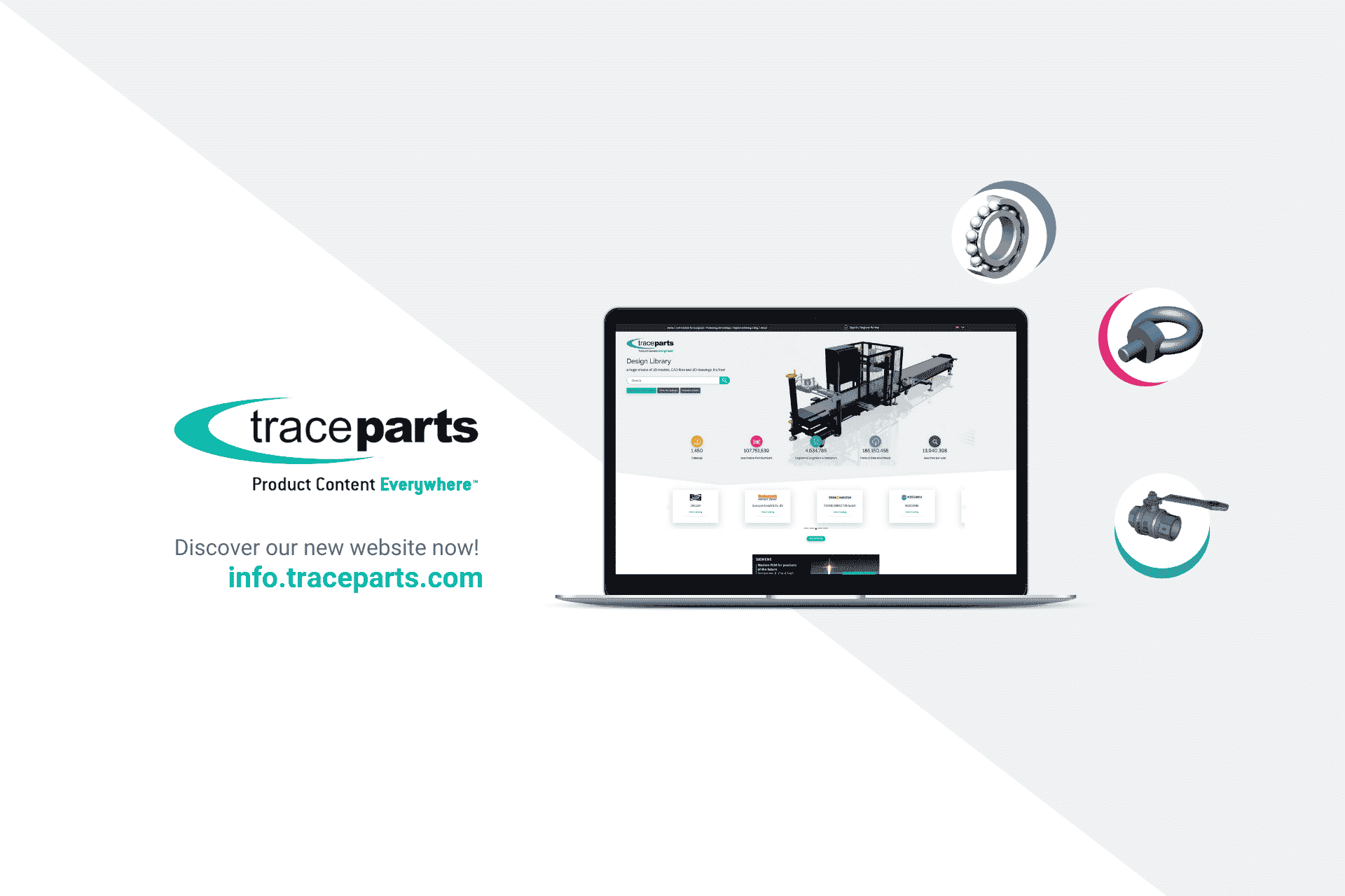 Launch of the new TraceParts website